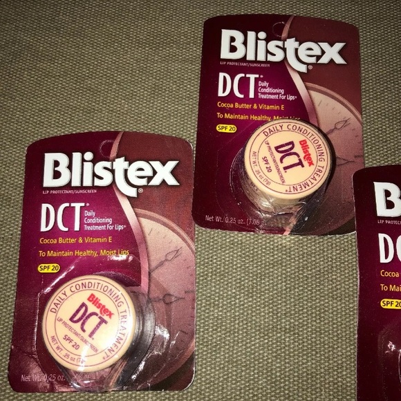 blistex | Makeup | 3pk Blistex Dct Lip Treatment Spf 2 New Sealed ...